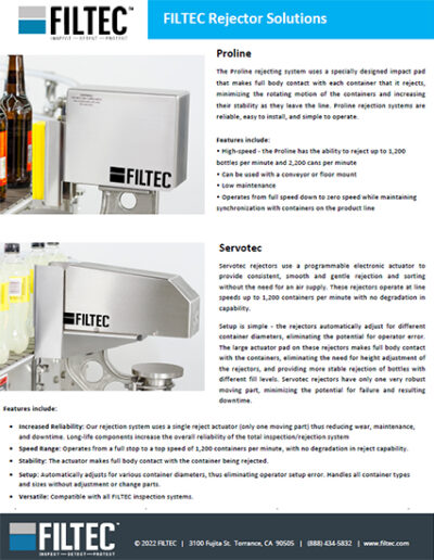 FILTEC Rejector Solutions - FILTEC